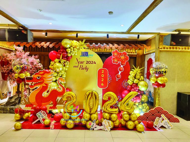 Backdrop tiệc tất niên cuối năm TN350